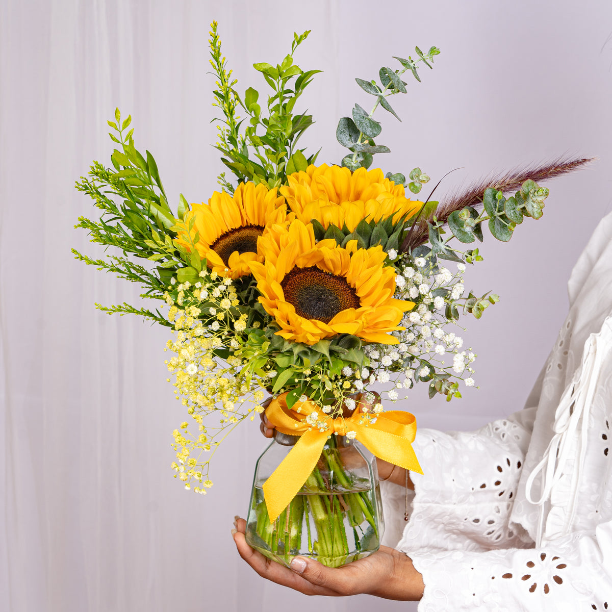 Sunflower Lemonade with Vase – Shades of Spring