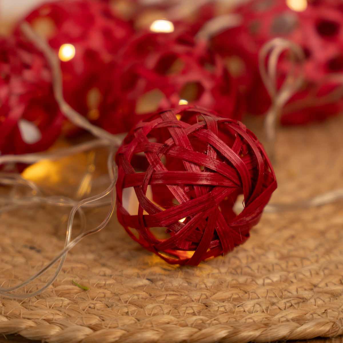 Chand Red String Light – Shades of Spring