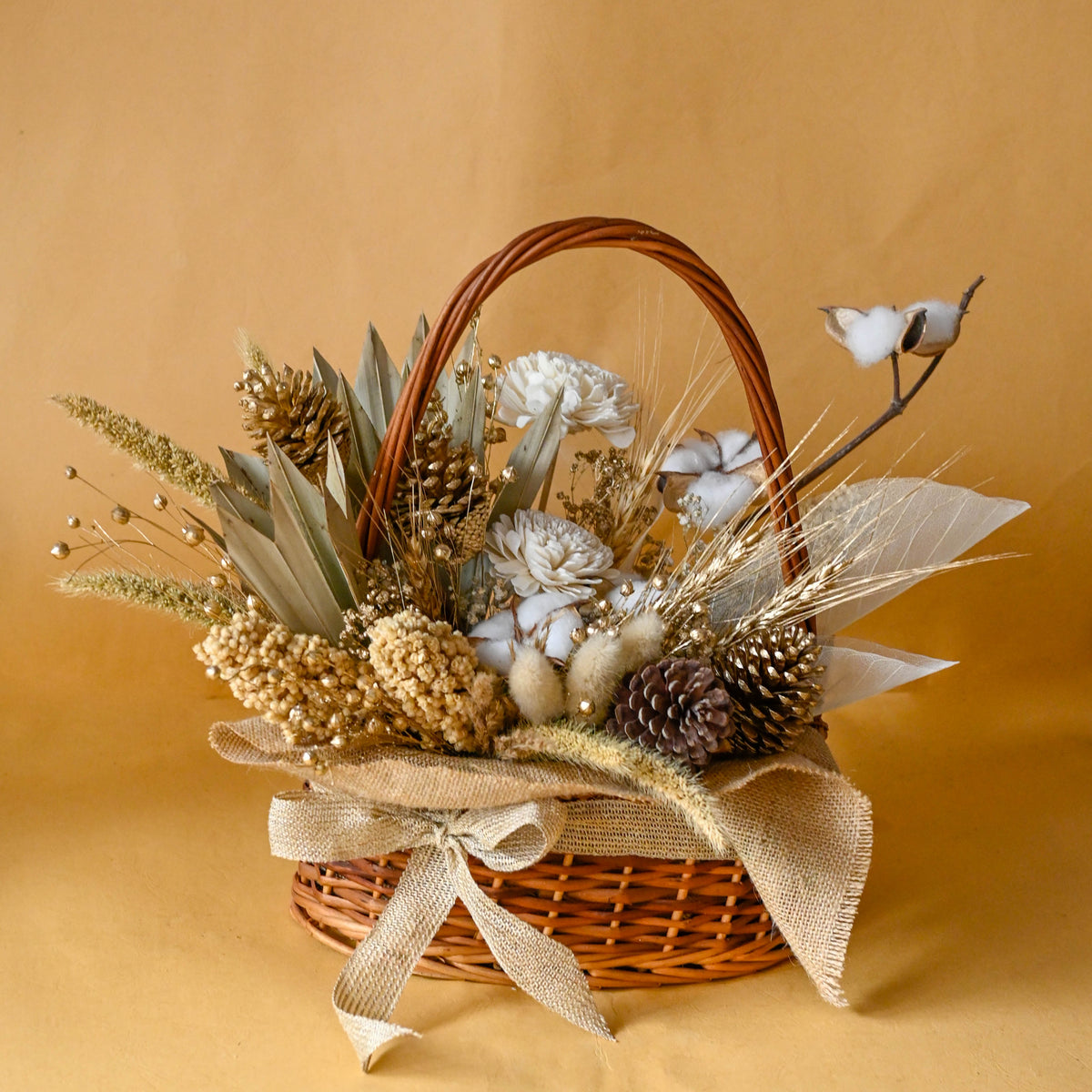 Dry Flower Basket – Shades of Spring